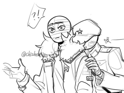 Instagram의 † 赤贞角님 Countryhumans Countryhumanschina Countryhumansamerica Countryhumansussr