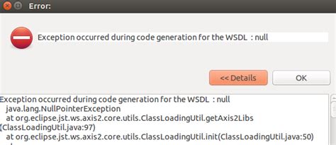 Nyílt Forráskód Techblog Exception Occurred During Code Generation For The Wsdl Javalang
