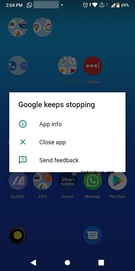How To Fix The Google Keeps Stopping Error On Your Android Phone AndroidPure