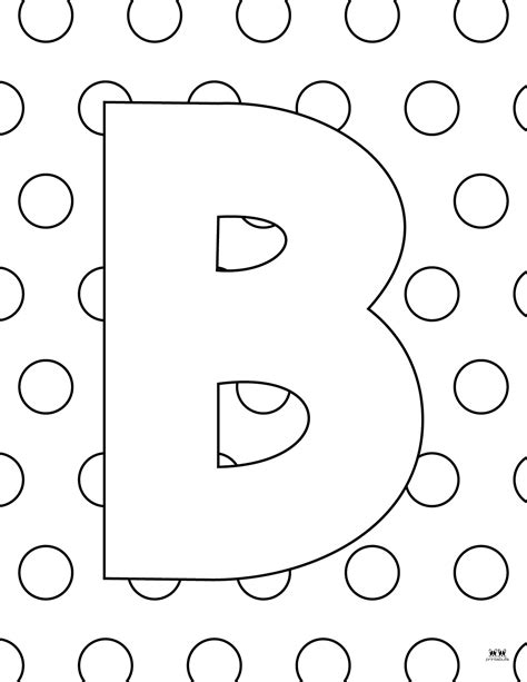 Letter B Coloring Sheet