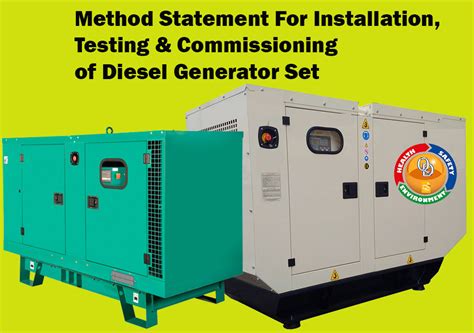 Method Statement For Installation Testing And Commissioning Of Diesel