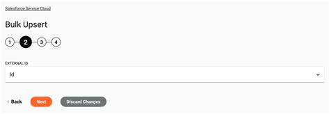 Salesforce Service Cloud Bulk Upsert Activity