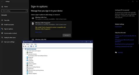 Windows Hello Fingerprint Sensor Not Available Microsoft Community Windows Hello Fingerprint Sensor Not Available Microsoft Community