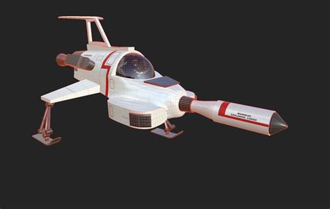 Ufo Interceptor Stylised Model From The Tv Show 3d Model Cgtrader