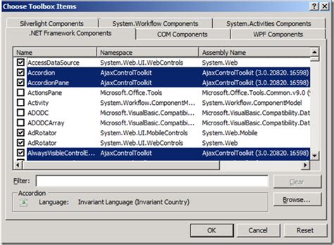 Working With Different Versions Of AjaxControlToolkit In Visual Studio NET Blog