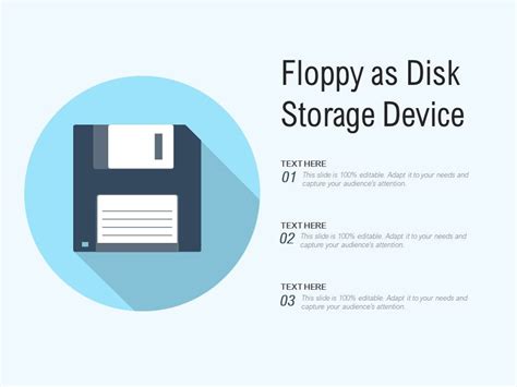 Floppy As Disk Storage Device PowerPoint Slides Diagrams Themes For PPT Presentations