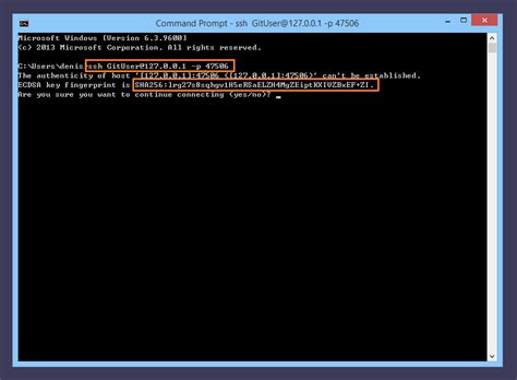 Configuring An Ssh Server Account For Git Access Bitvise
