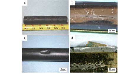 A Cracked Hdpe Pipe Caused By Oxidation Embrittlement B The Pipe Download Scientific