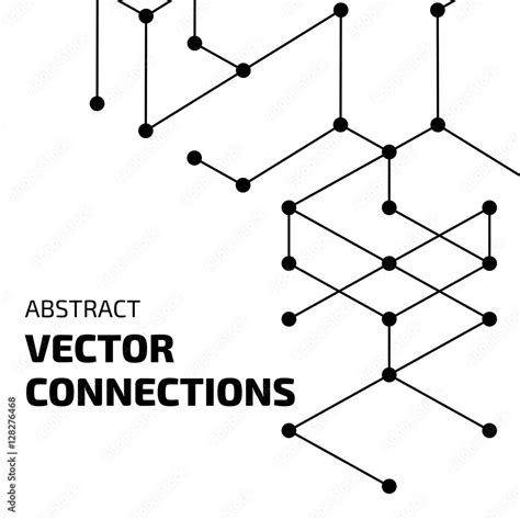 Vector Connect Abstraction Stock Vector Adobe Stock