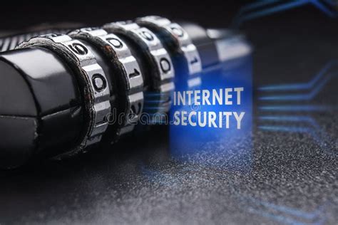 The Concept Of Security In The Internet Stock Image Image Of Safe Padlock 95349511