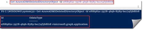 Get Azureadmsdeleteddirectoryobject Azure Lessons