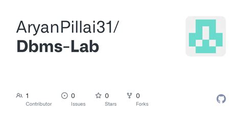 GitHub AryanPillai Dbms Lab