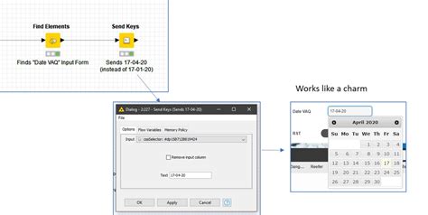 Selenium Nodes Interaction With DatePicker Community Extensions KNIME Community Forum