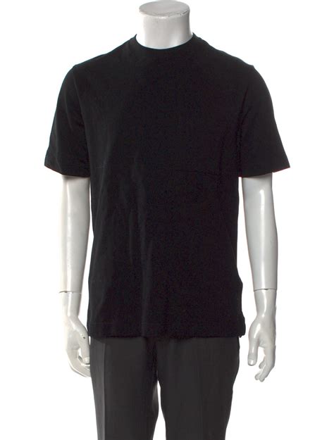 Hermès Crew Neck Short Sleeve T Shirt Black T Shirts Clothing