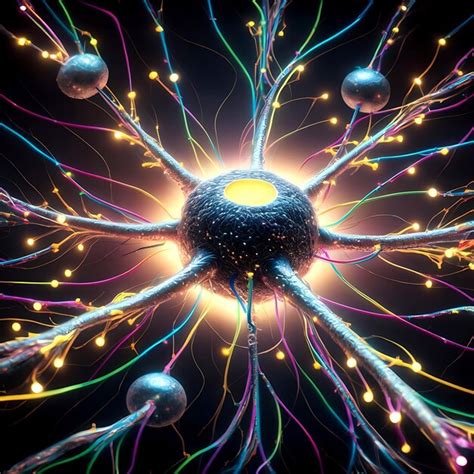 Cellular Dynamics Mapping The Interconnected Web Of Biological Life Forms Premium Ai Generated