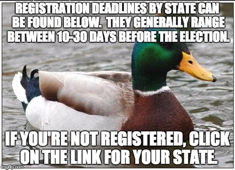 Psa Voter Registration Deadlines Album On Imgur