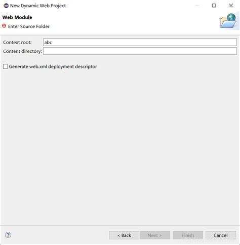 Javaweb 创建新的webproject时，没有src文件夹的解决方法eclipse创建web项目没有src Csdn博客