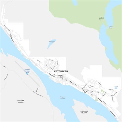 Map Of Ketchikan Alaska Us Maps