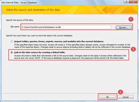How To Link One Access Database To Another