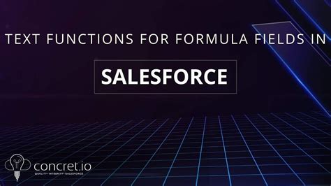 Advanced Text Functions For Salesforce Formula Fields