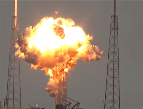 Spacex Rocket Explodes During Satellite Launch