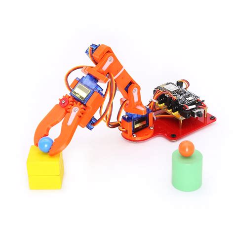 SG MG S DOF Mechanical Arm Robot Manipulator Claw For Arduino Maker Learning DIY Kit Robot