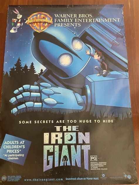 The Iron Giant Movie Australian Poster Vintage Original 1999 Animated