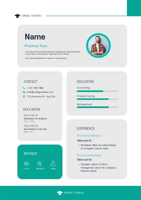 보고 Ppt 템플릿 A4 세로 디자인 자료