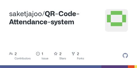 GitHub Saketjajoo QR Code Attendance System