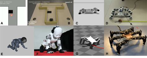 Examples Of Simulated And Real Robots We Have Used In Our Research A Download Scientific
