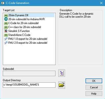 Sim Webhelp Toolboxes Real Time Toolbox C Code Generation C Code Generation