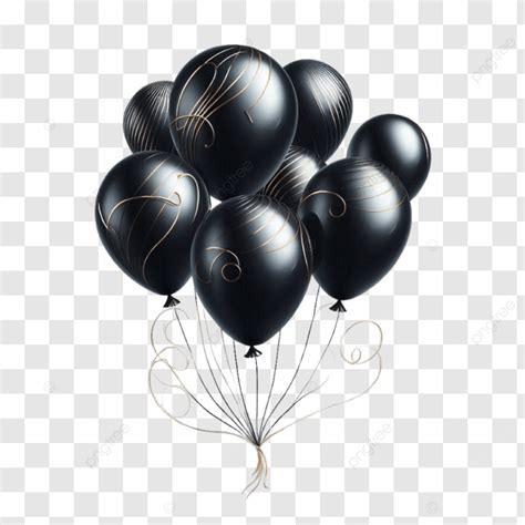 검은 풍선 검은색 풍선 행복하다 Png 일러스트 및 이미지 에 대한 무료 다운로드 Pngtree
