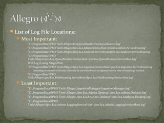 Ipro Enterprise Log Utility PPT Operating Systems Computer Software And Applications