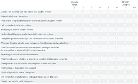 System Usability Scale Survey Template System Usability Scale Pbff