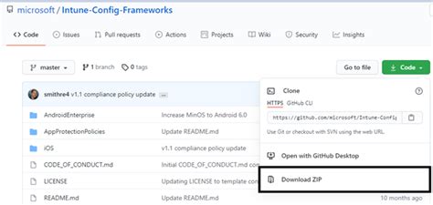 Intune App Data Protection Framework