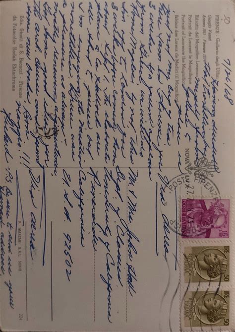 An Old Post Card Found In A Book At A Thrift Store Can Someone Decifer It R Cursive