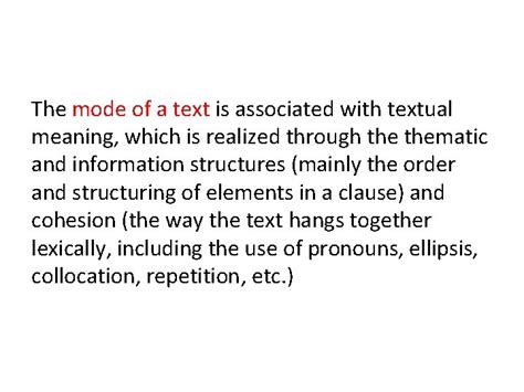 Discourse And Register Analysis Approaches Key Concepts The