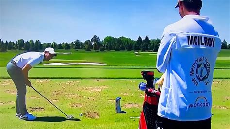Rory Mcilroy While Warming Up Throws Seven Word Jab At Nick Faldo