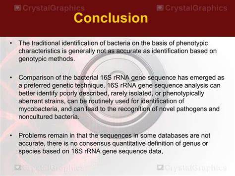 Bacterial Identification By 16s Rrna Sequencingppt Biological