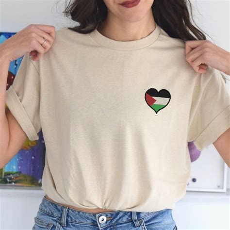 Embroidered Palestine Shirts Etsy
