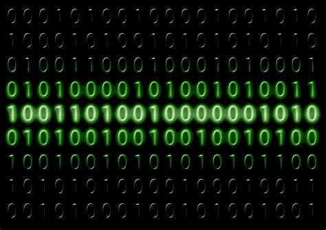 The 0 1 Of Binary Code