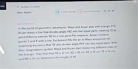 Go Back To Submit Basic Maths 4 Correct StudyX