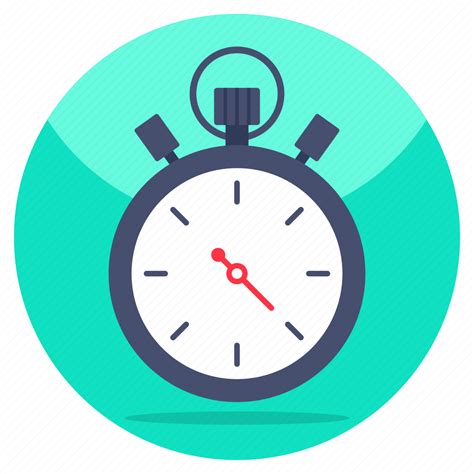 Stopwatch Timer Chronometer Ticker Timekeeping Device Icon