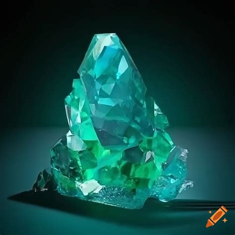 Crocodile Inside Emerald Crystal On Craiyon