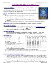 CS 142 Fall 2022 General Information Pdf Edmonds College Computer Science 142 Java II GENERAL