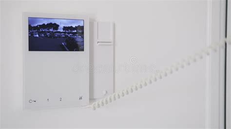 Video Intercom Of Private House For Security Stock Footage Video Of