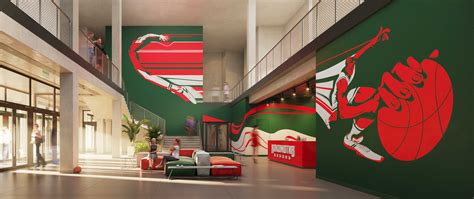 Оформление Центра подготовки юных баскетболистов ПБК «Локомотив Кубань