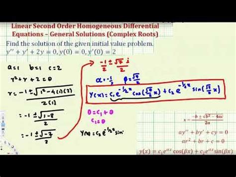 Complex Roots Differential Equations PatrickkruwKnapp