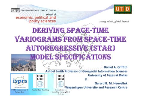 Pdf Deriving Space Time Variograms From Space Time Autoregressive Star Model Specifications
