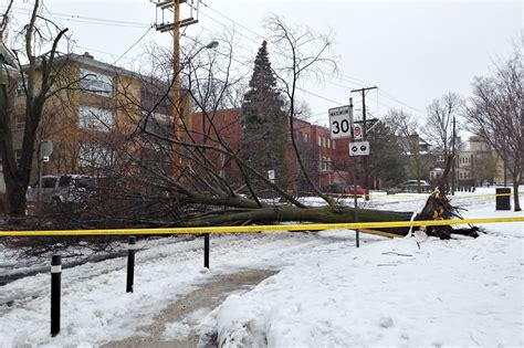 Widespread Damage And Power Outages Caused By Toronto Storm